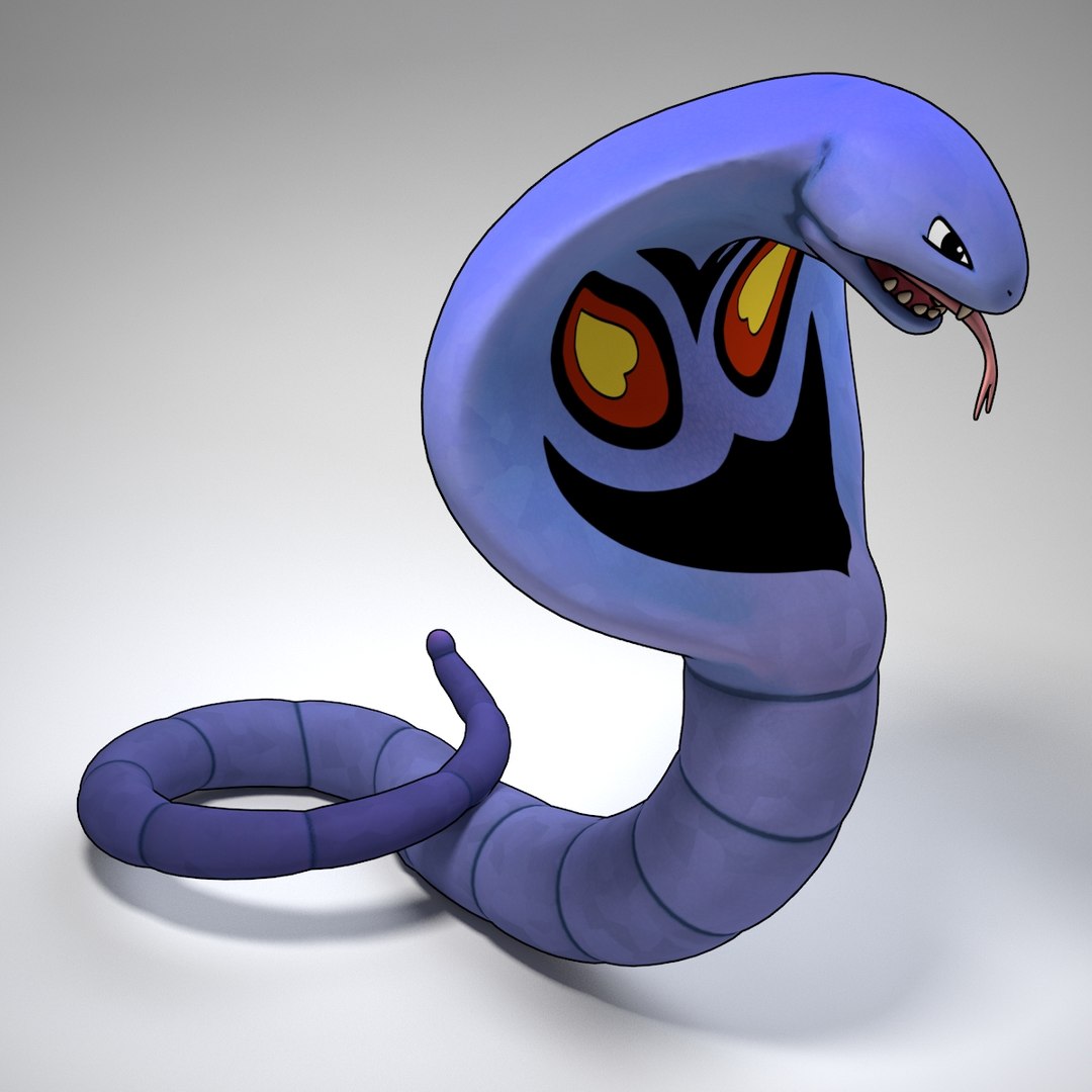 3d model arbok pokemon