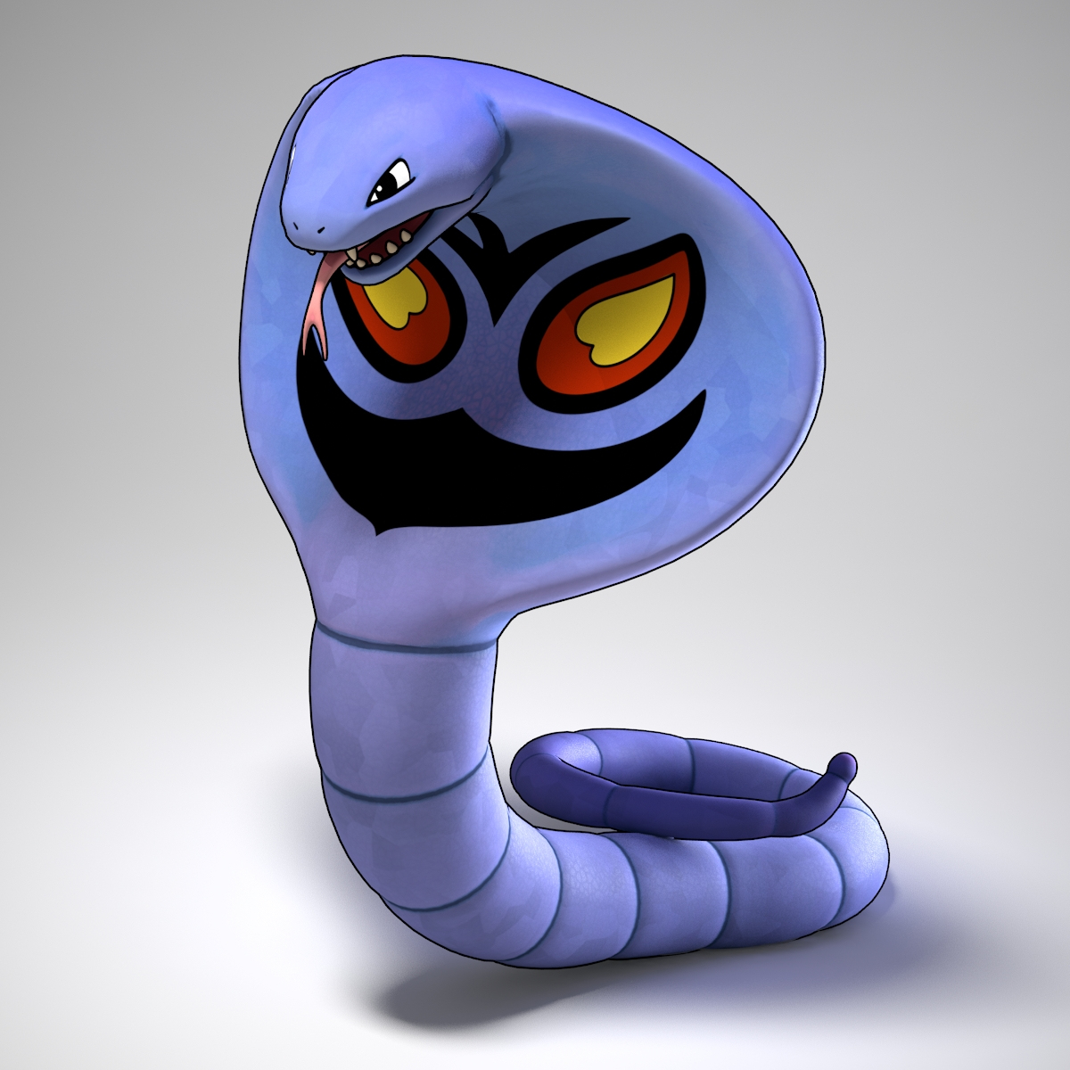 3d model arbok pokemon