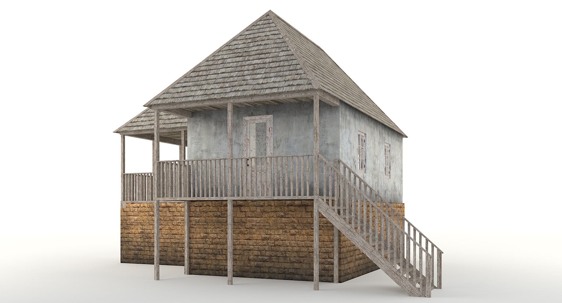 House Old 3D Model - TurboSquid 1372796