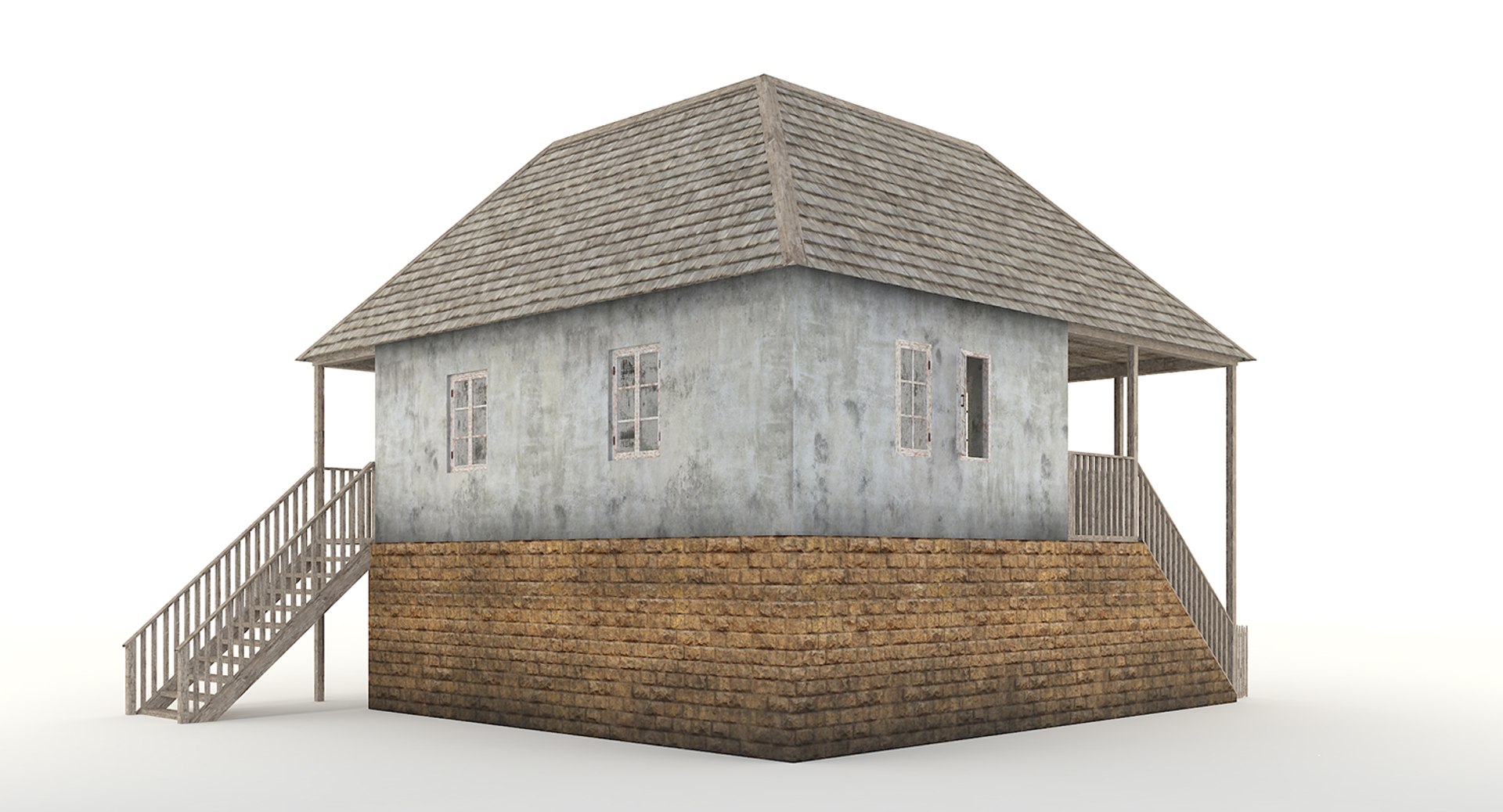 House Old 3D Model - TurboSquid 1372796