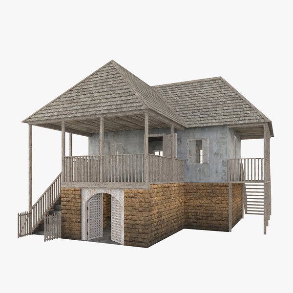 modelo 3d Casa antigua - TurboSquid 1372796