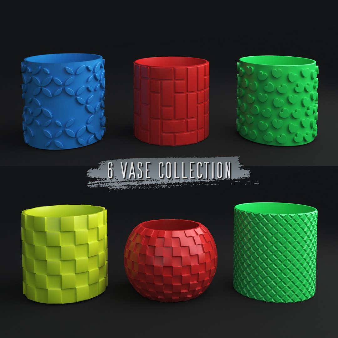 Printed STL File For Unique Pot And Vase Design 3D Model - TurboSquid ...