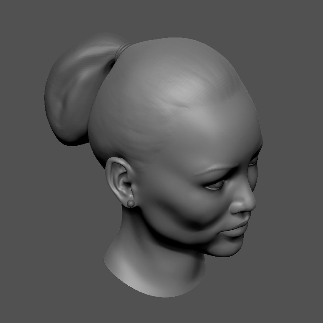 Base Mesh Asian Female Obj