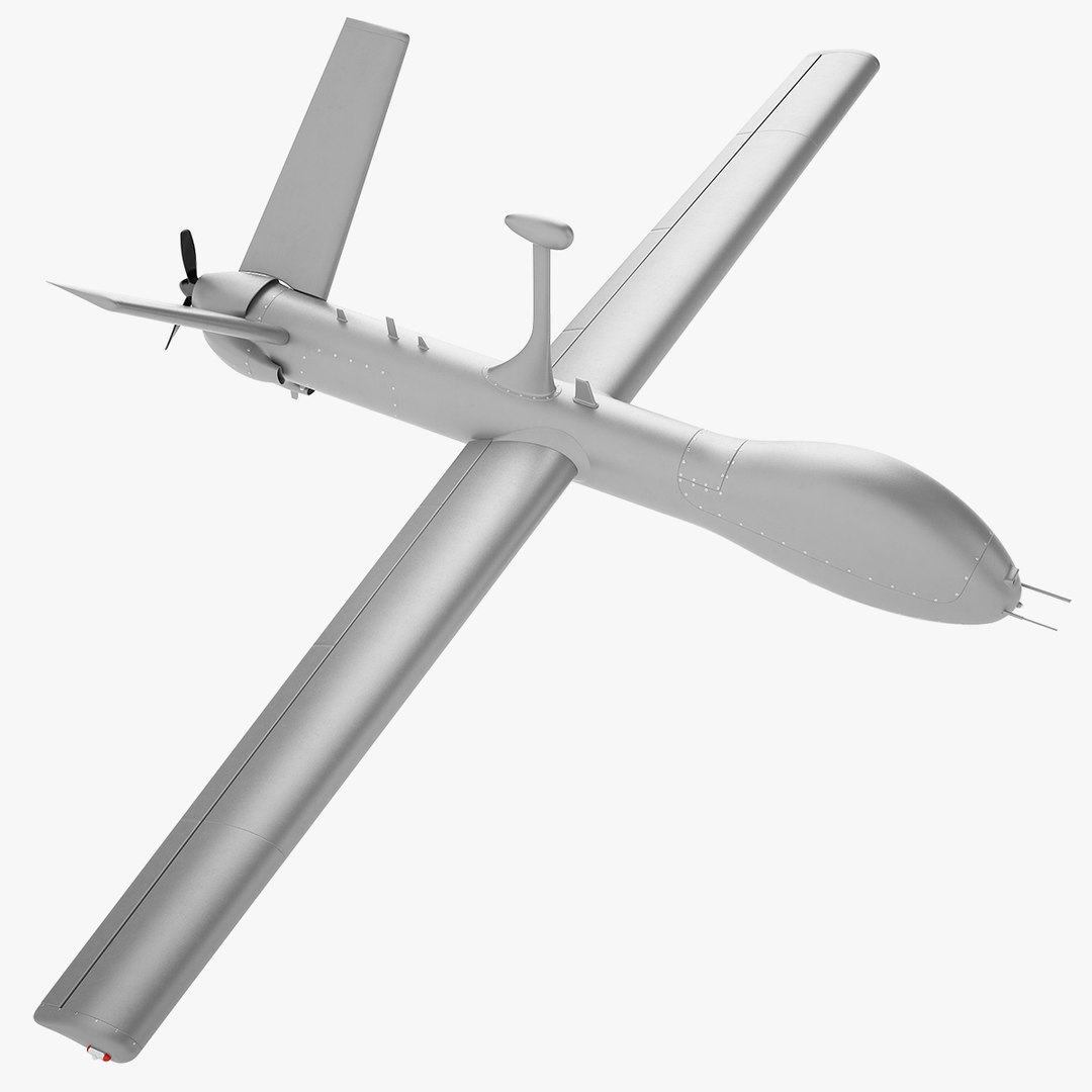 UAV Hermes 900 02 model - TurboSquid 2065541