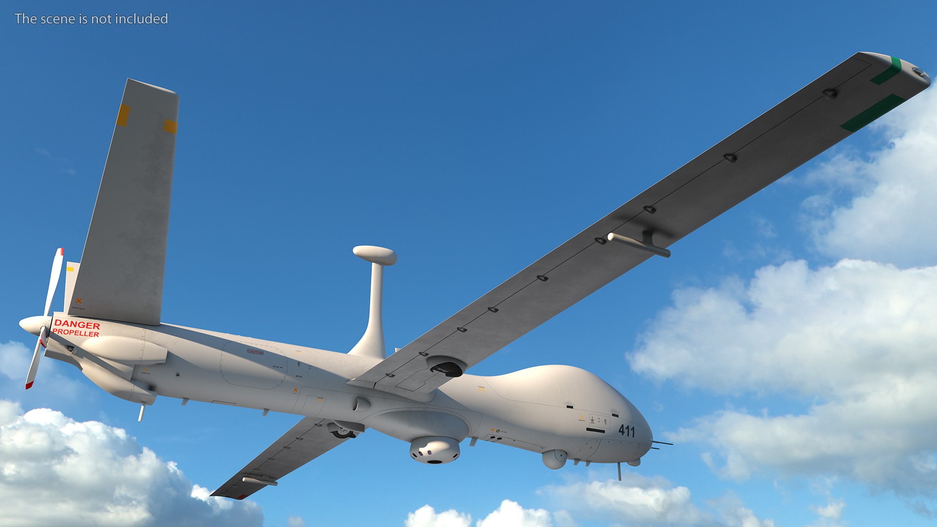 3D Elbit Hermes 900 UAV Flight - TurboSquid 1882163