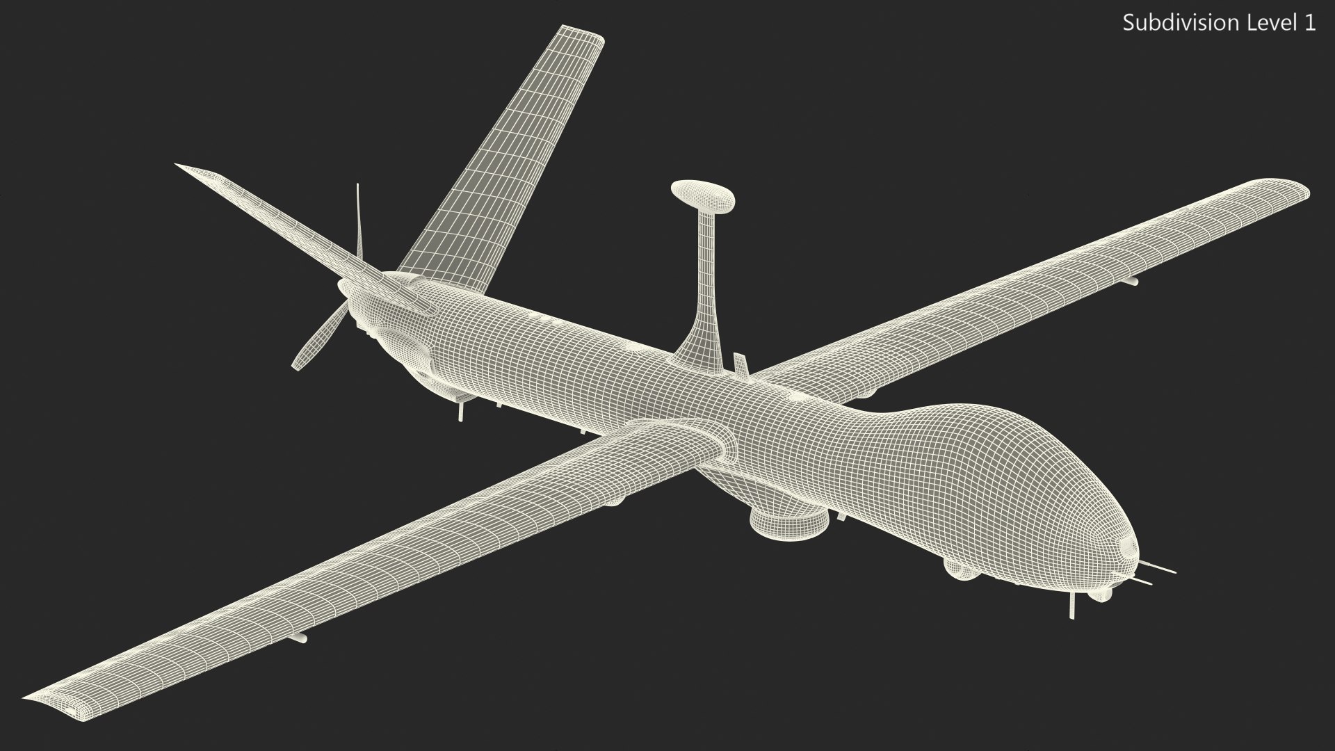 3D Elbit Hermes 900 UAV Flight - TurboSquid 1882163