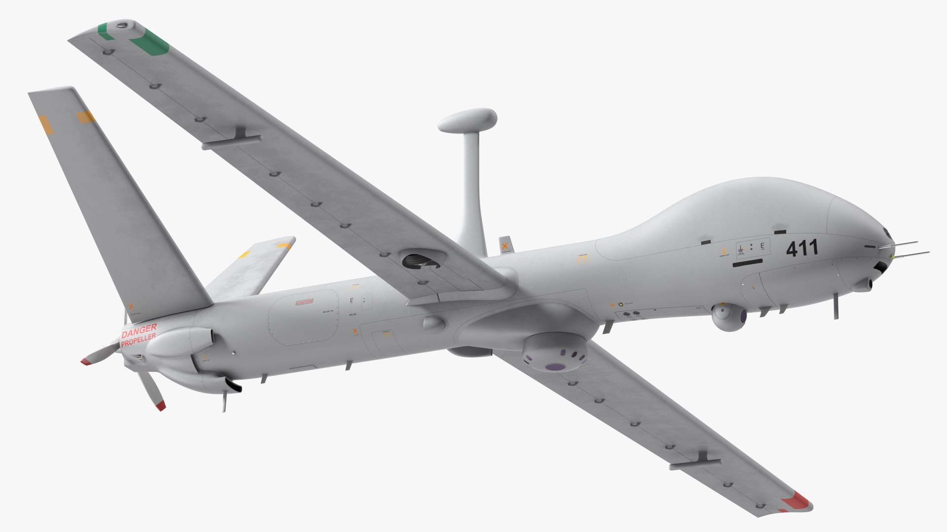 3D Elbit Hermes 900 UAV Flight - TurboSquid 1882163