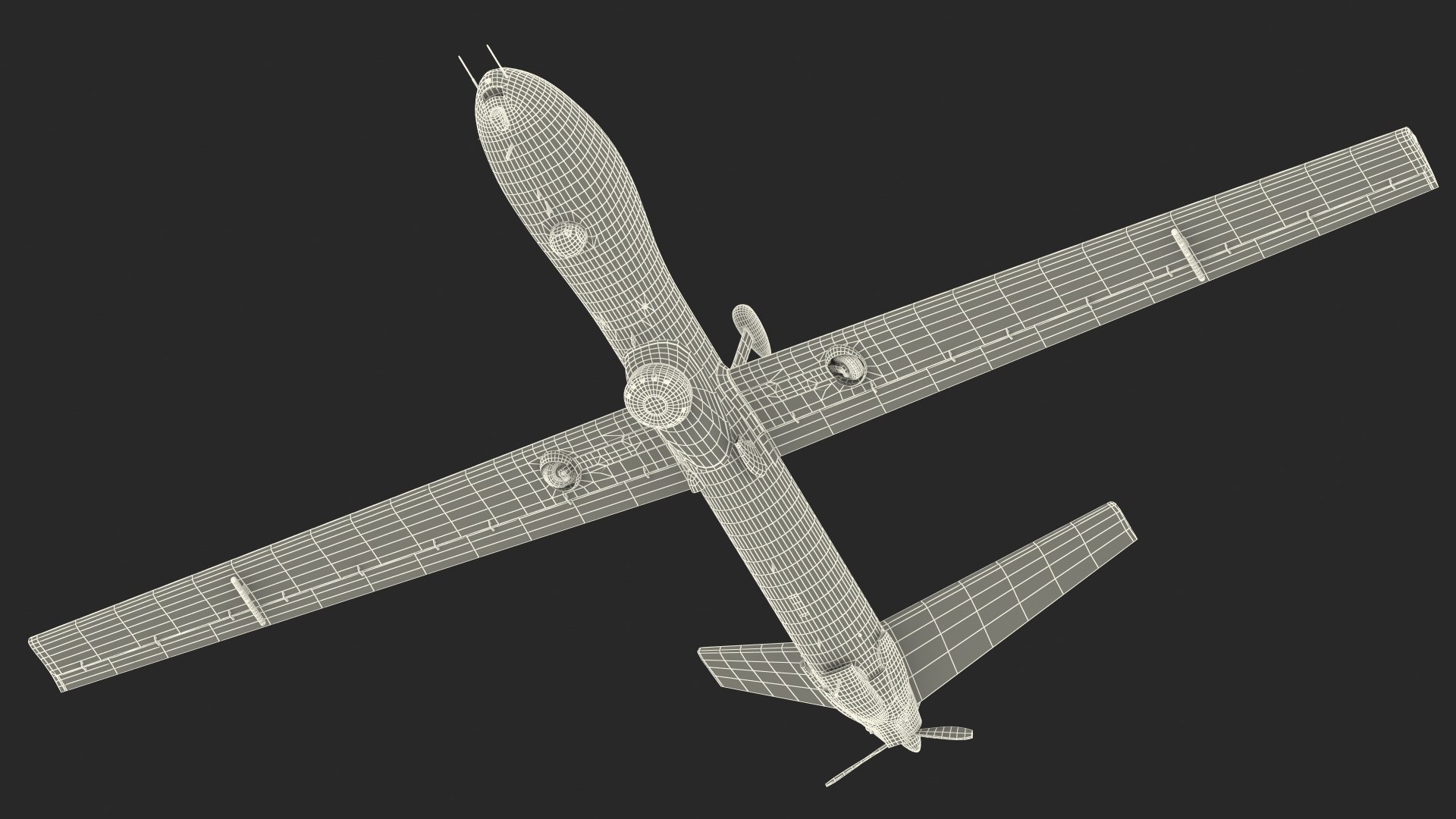 3D Elbit Hermes 900 UAV Flight - TurboSquid 1882163