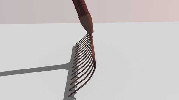 3d model of rake