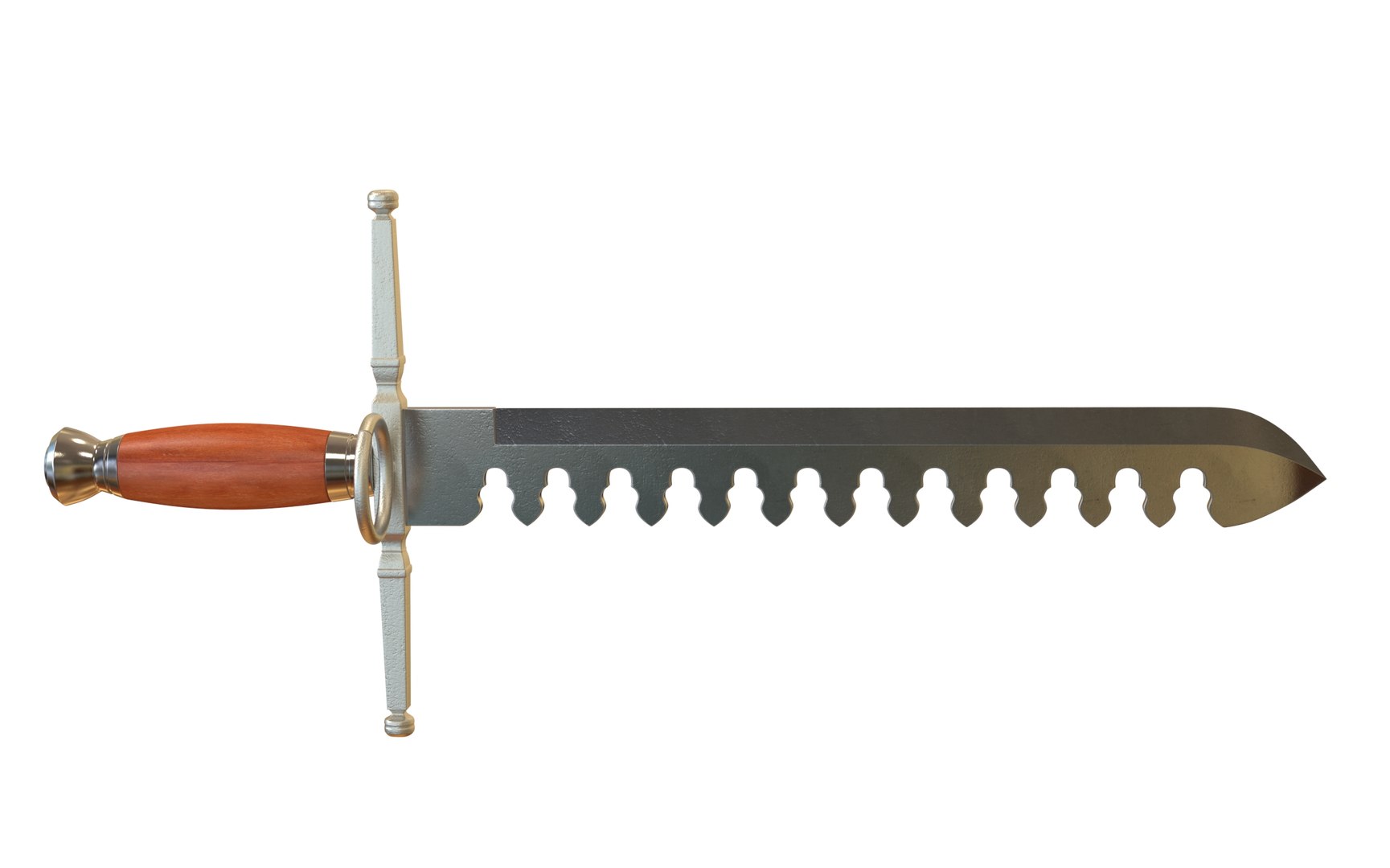 Serrated Sword 2 3D - TurboSquid 1633313