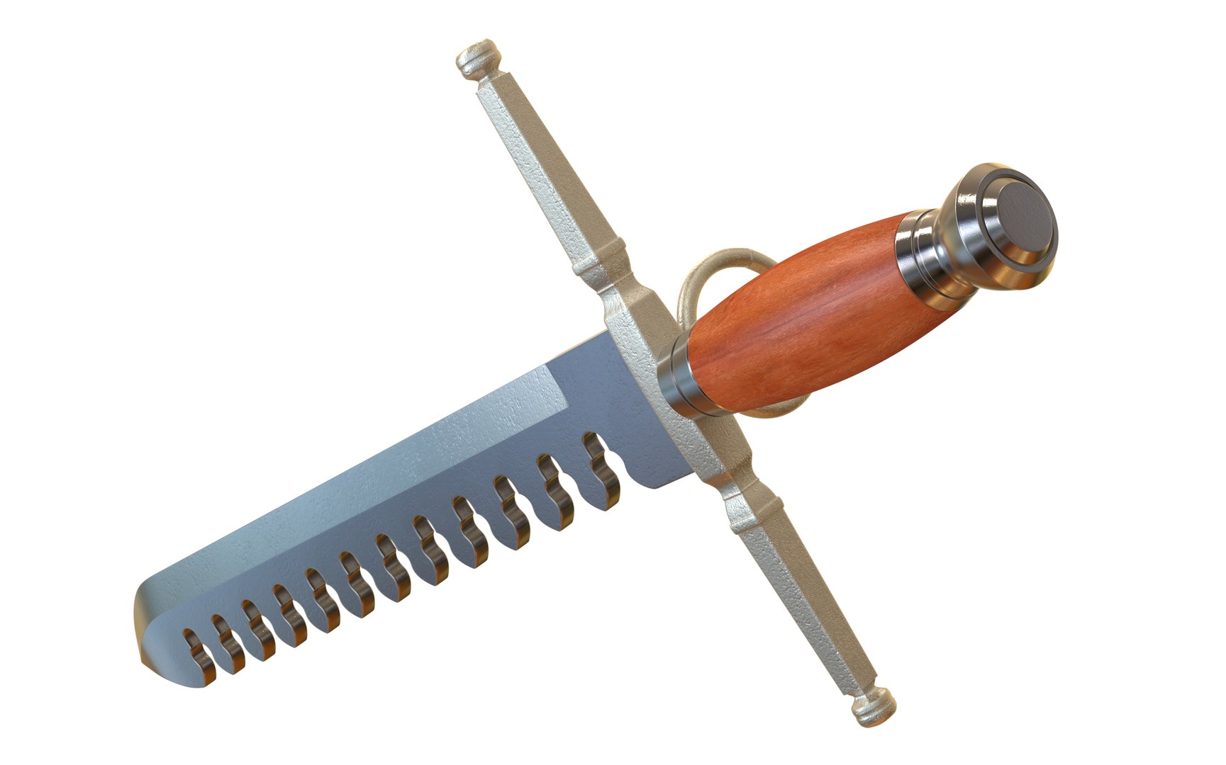 Serrated Sword 2 3D - TurboSquid 1633313