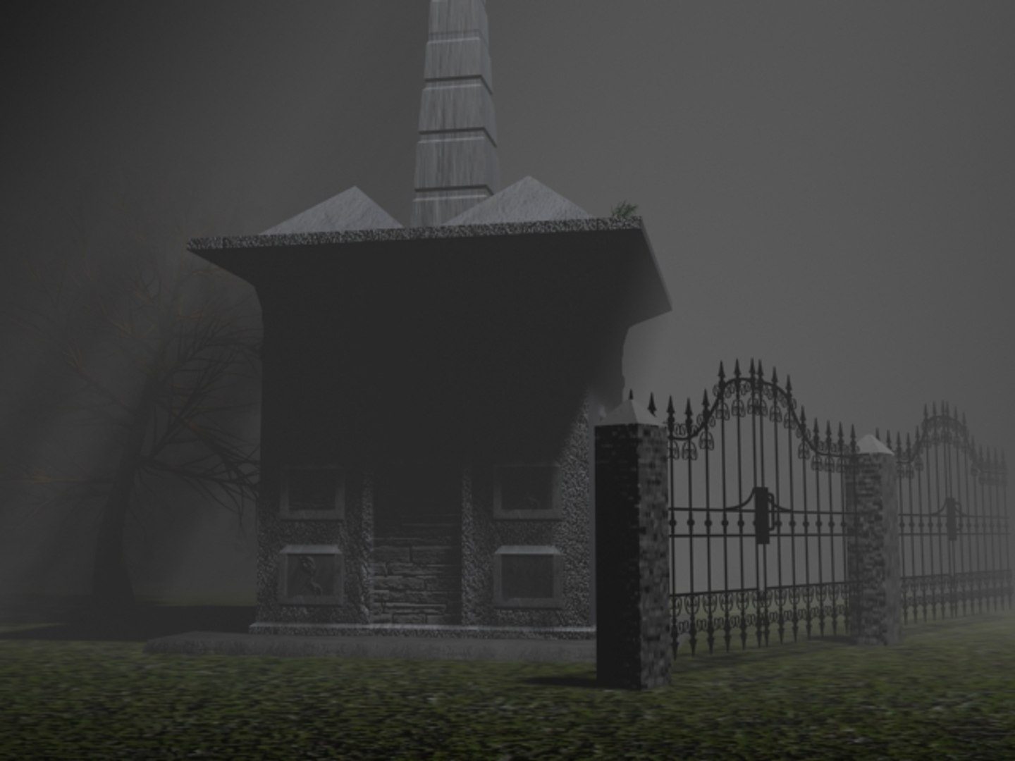 Burial Tomb 3d Model