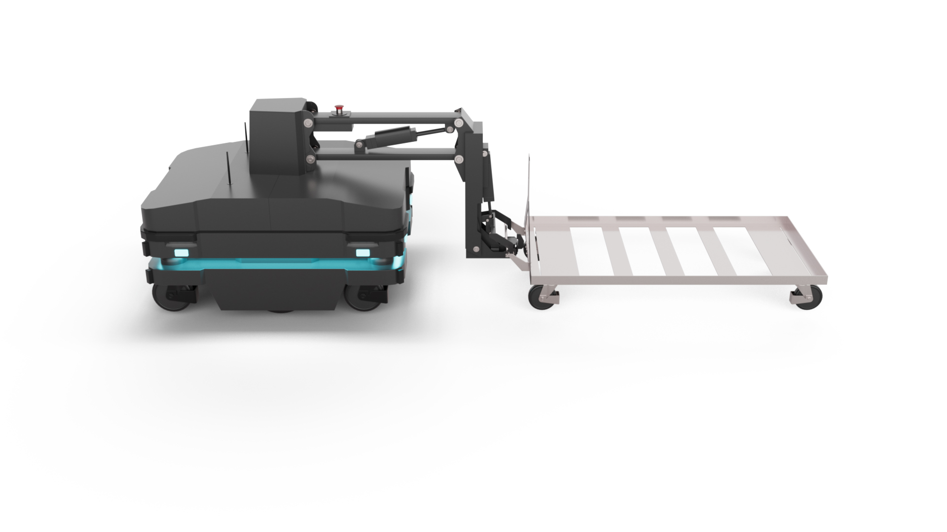 AMR AGV Cobot Small Arm Hook Cart 3D Model - TurboSquid 2325767