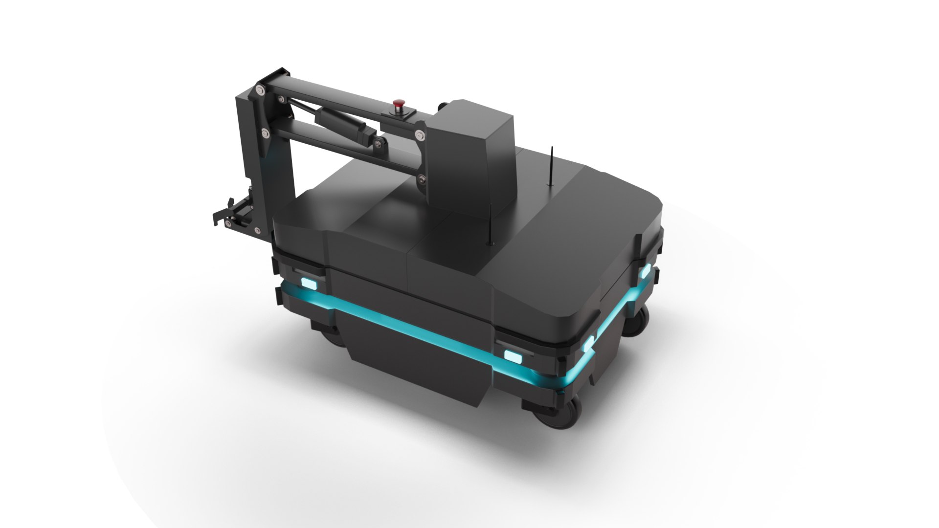 AMR AGV Cobot Small Arm Hook Cart 3D Model - TurboSquid 2325767