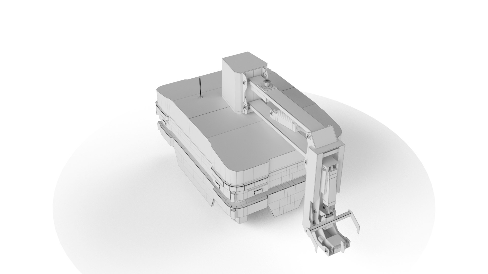 AMR AGV Cobot Small Arm Hook Cart 3D Model - TurboSquid 2325767