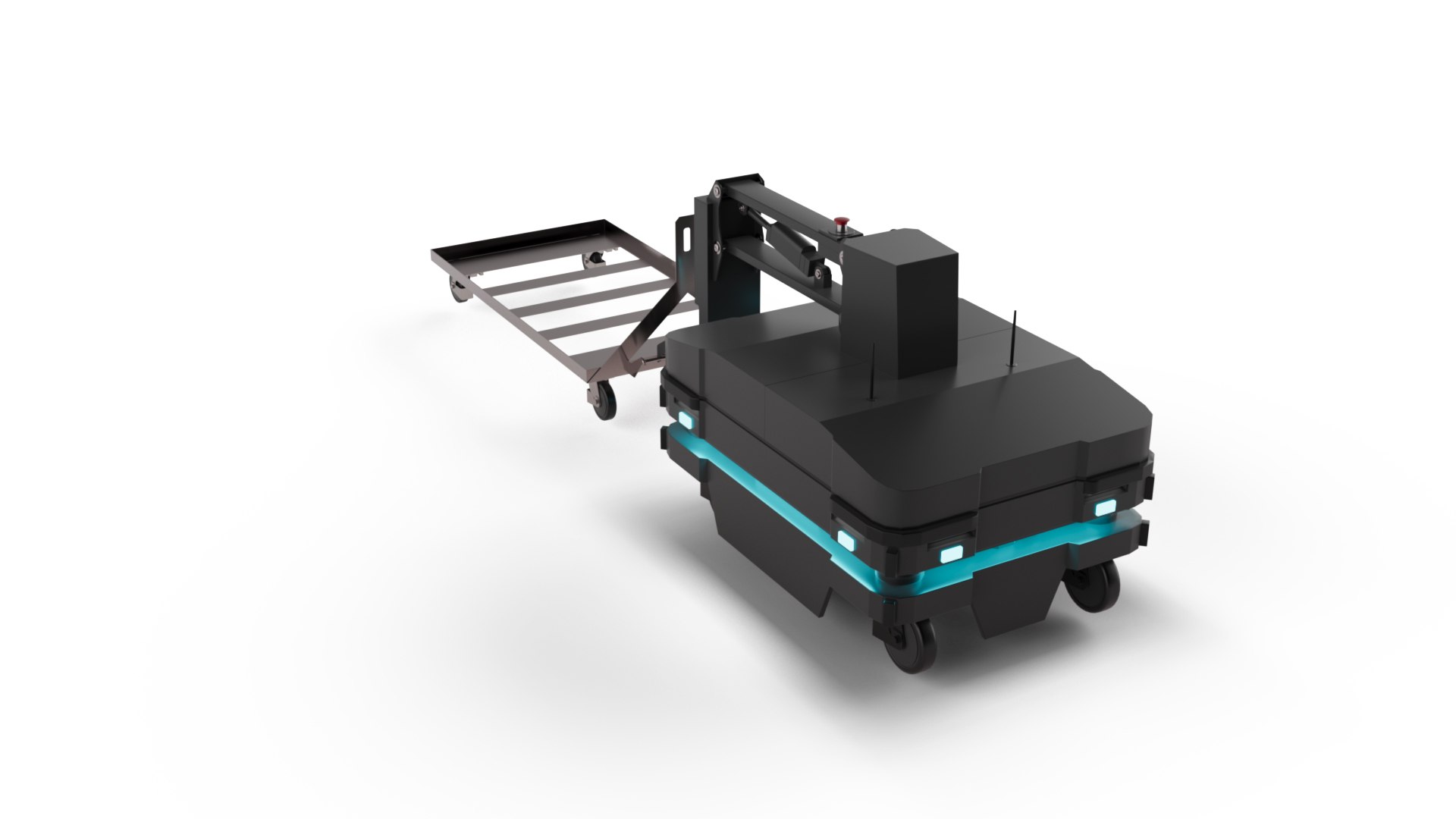 AMR AGV Cobot Small Arm Hook Cart 3D Model - TurboSquid 2325767