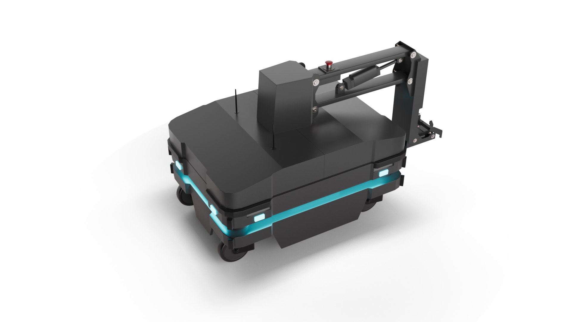 AMR AGV Cobot Small Arm Hook Cart 3D Model - TurboSquid 2325767