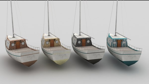 3d sailboat boat library