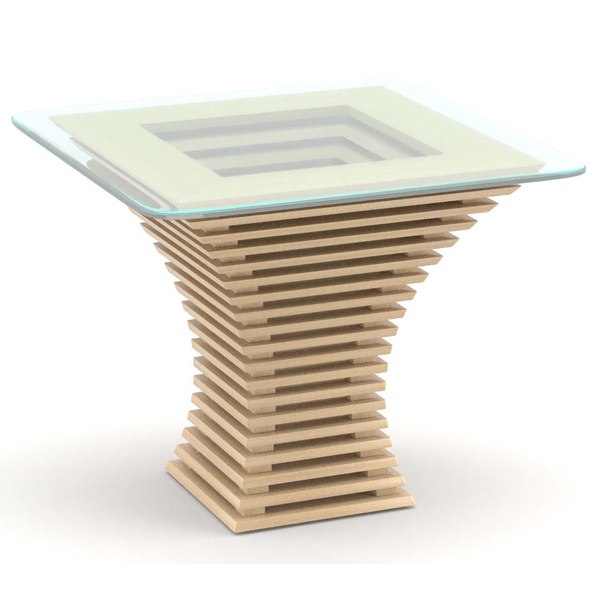 Parametric table 3D model - TurboSquid 1313095