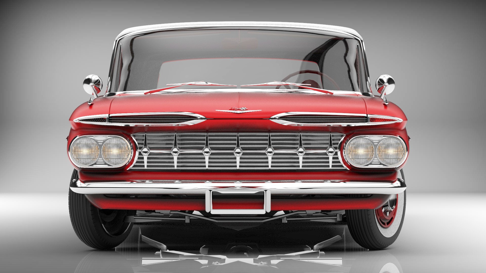 Chevrolet Impala 1959 3d Model