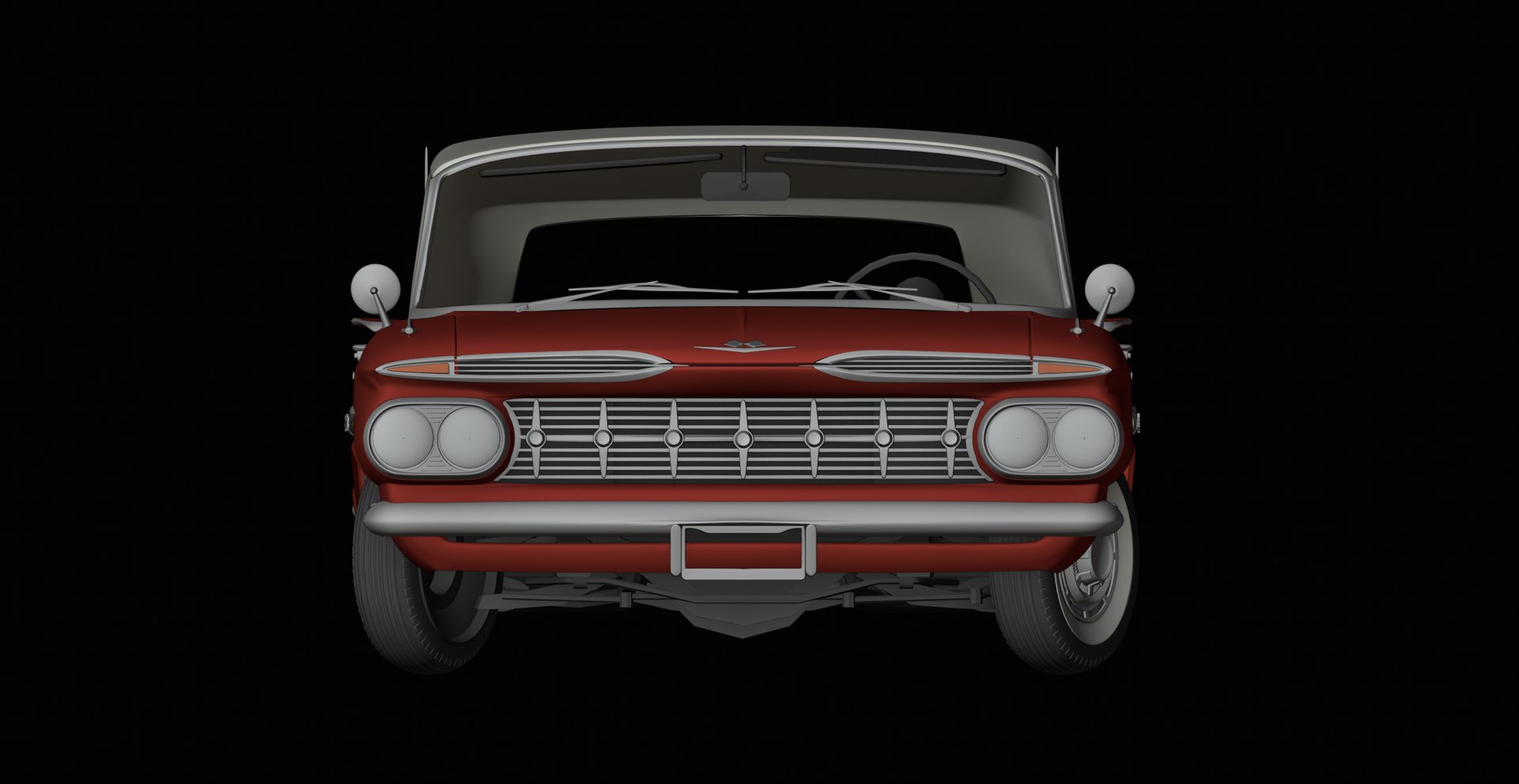 Chevrolet Impala 1959 3d Model