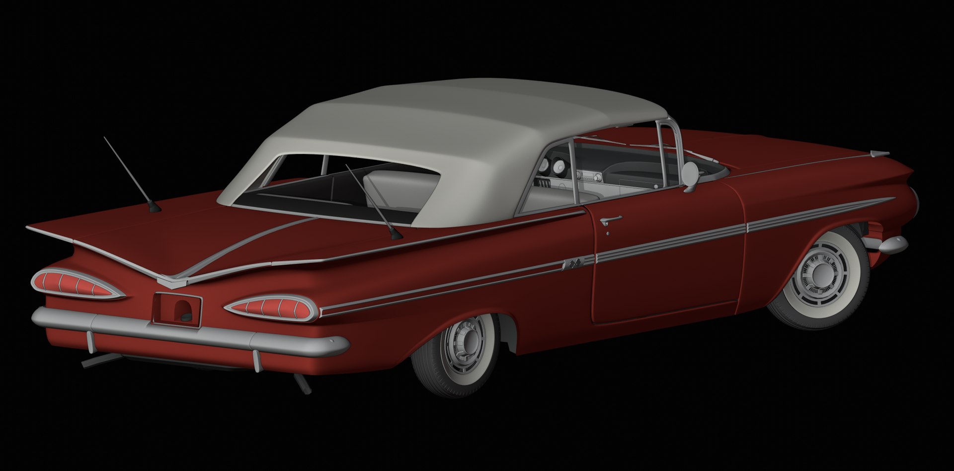 Chevrolet Impala 1959 3d Model