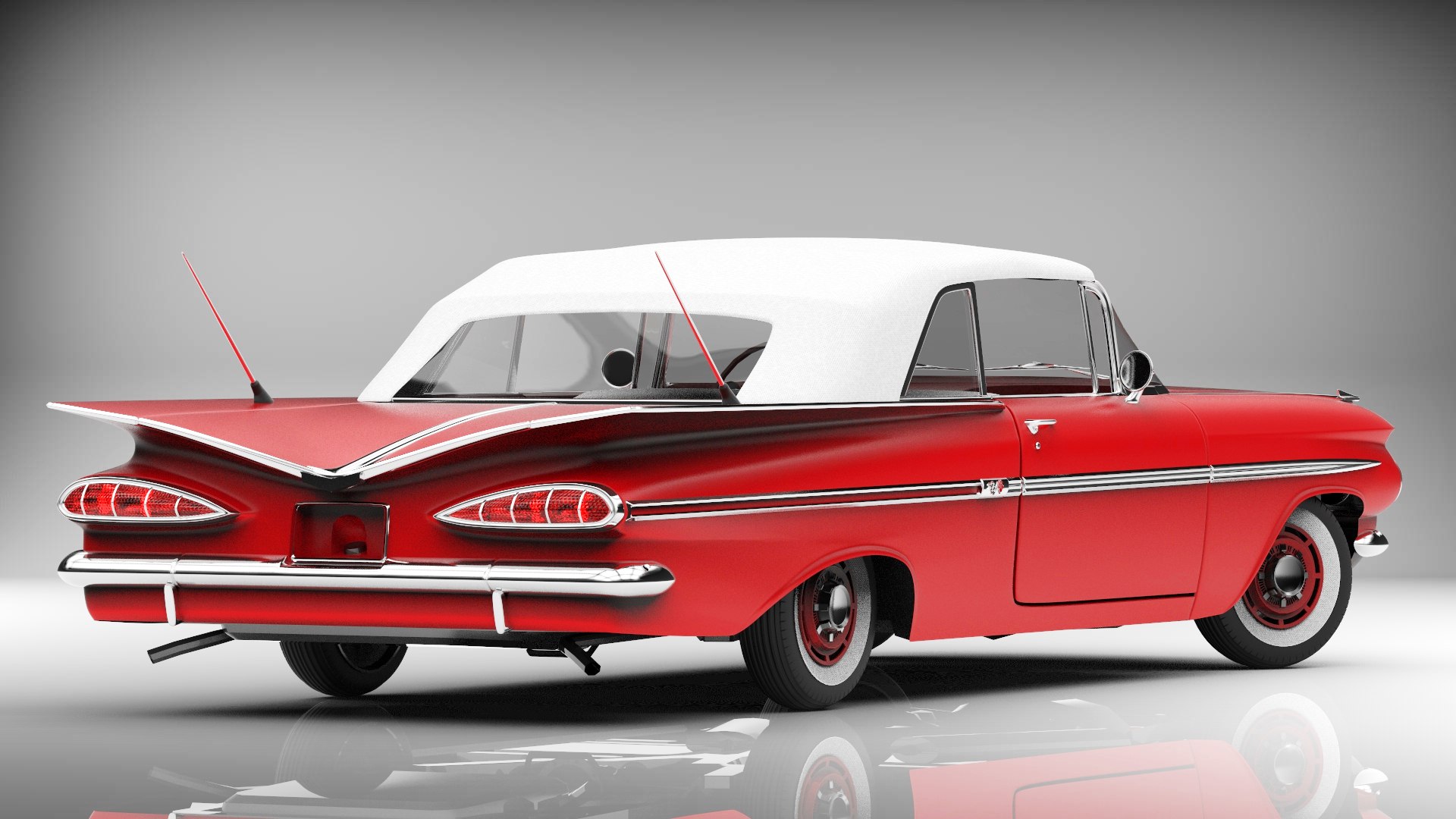 Chevrolet Impala 1959 3d Model