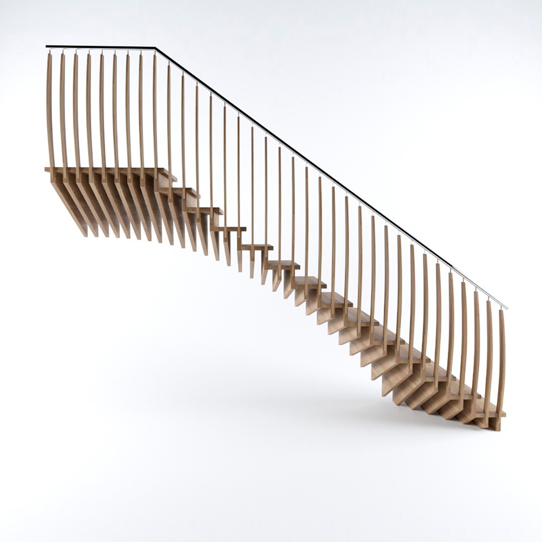 Stairs Staircase Architecture 3D Model - TurboSquid 1335143