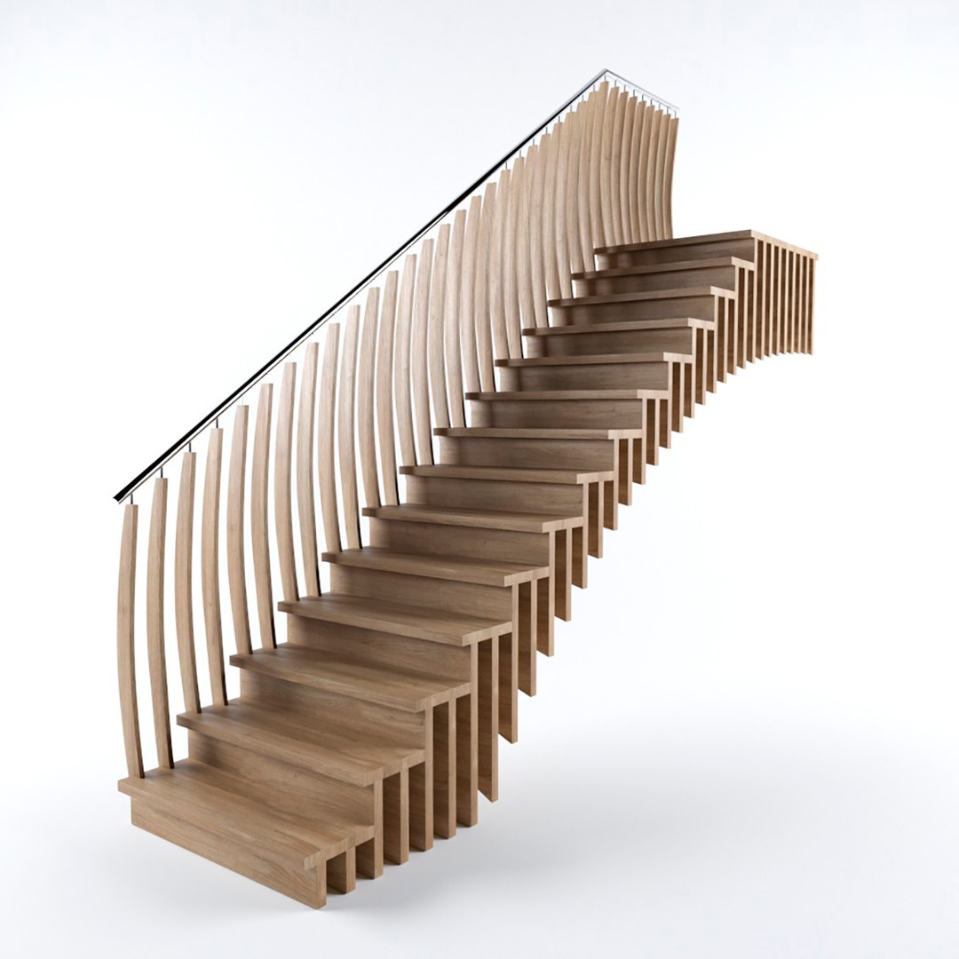 Stairs Staircase Architecture 3D Model - TurboSquid 1335143