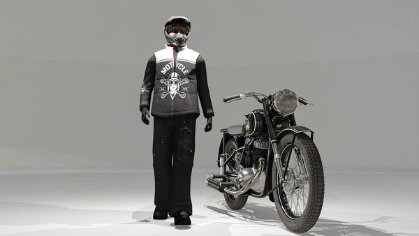 Motorcycle Human 3D Models for Download | TurboSquid