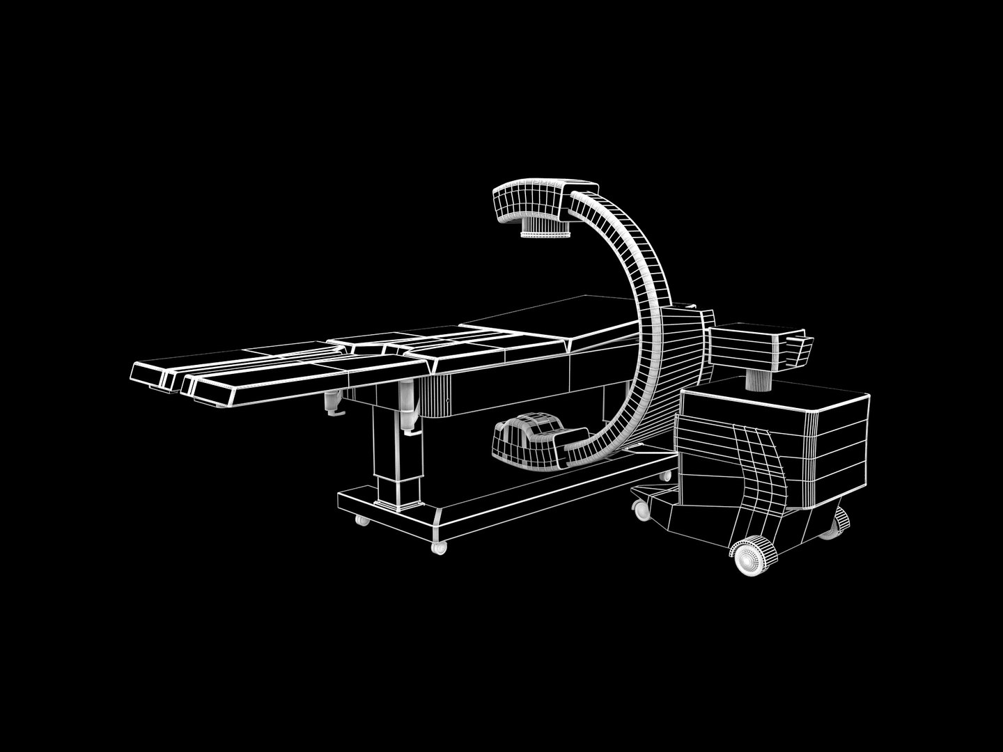Cadaver Table Model - TurboSquid 1625519