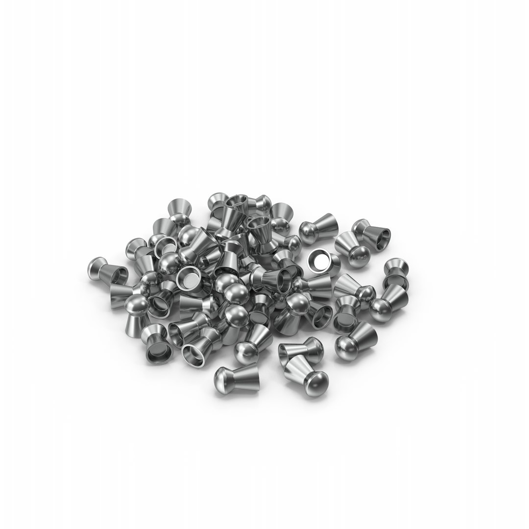 Pile Of Airgun Pellets 3D Model - TurboSquid 1906038