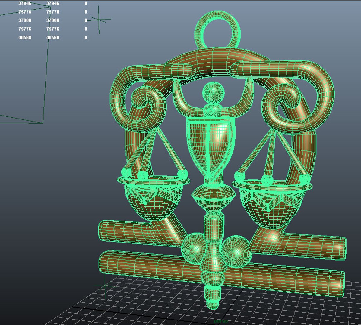 Horoscope Signs Libra 3d Max