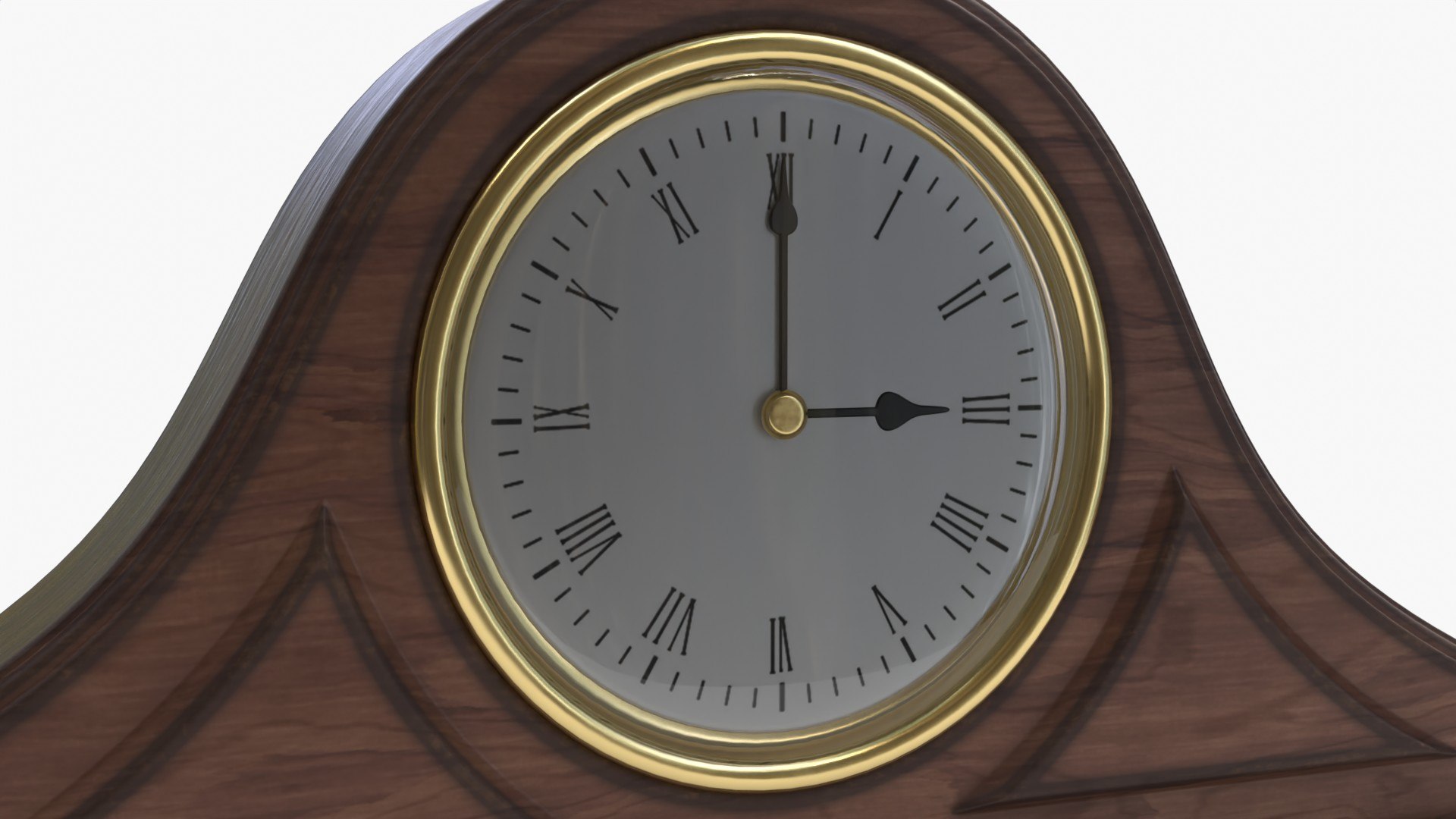 3D Model Mantle Clock - TurboSquid 1994557
