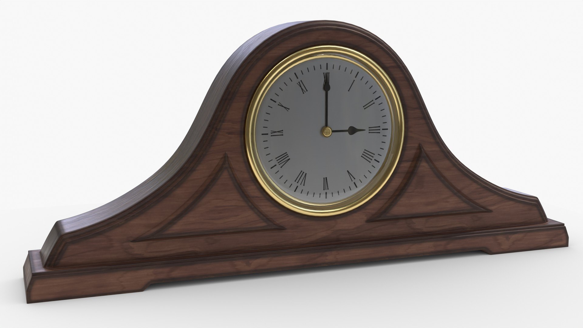 3D Model Mantle Clock - TurboSquid 1994557