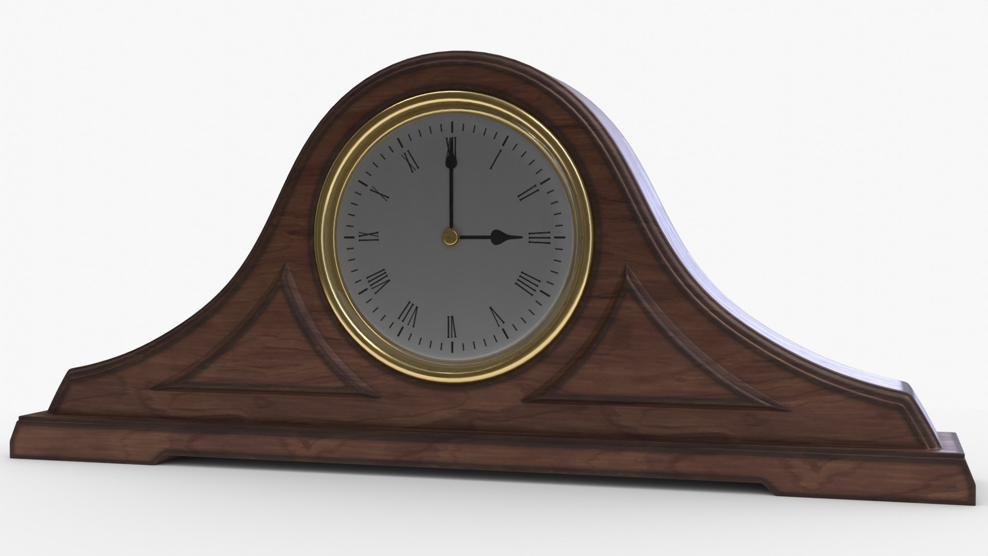 3D Model Mantle Clock - TurboSquid 1994557