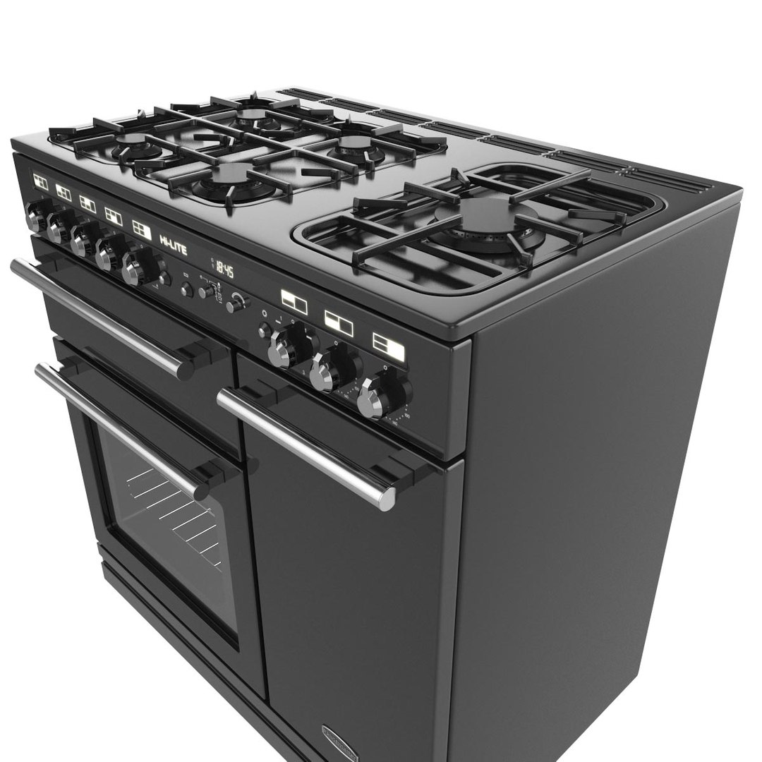 Rangemaster Hi-lite Range Cooker 3d Model