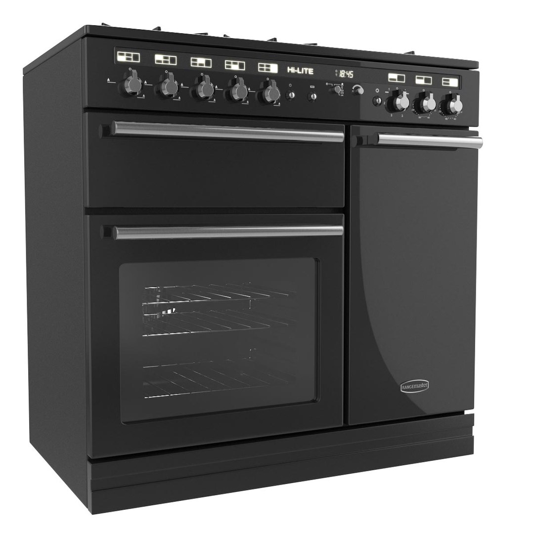 Rangemaster Hi-lite Range Cooker 3d Model