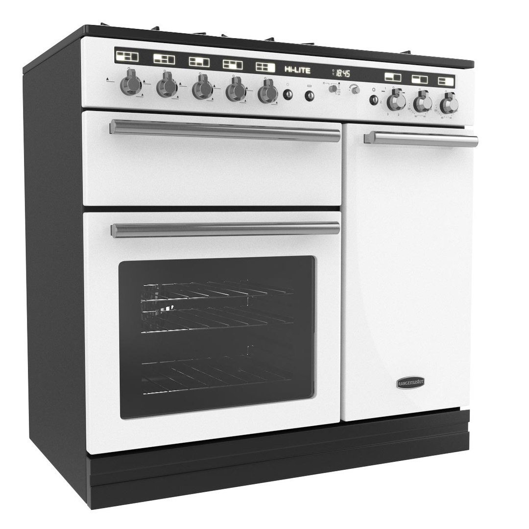 Rangemaster Hi-lite Range Cooker 3d Model
