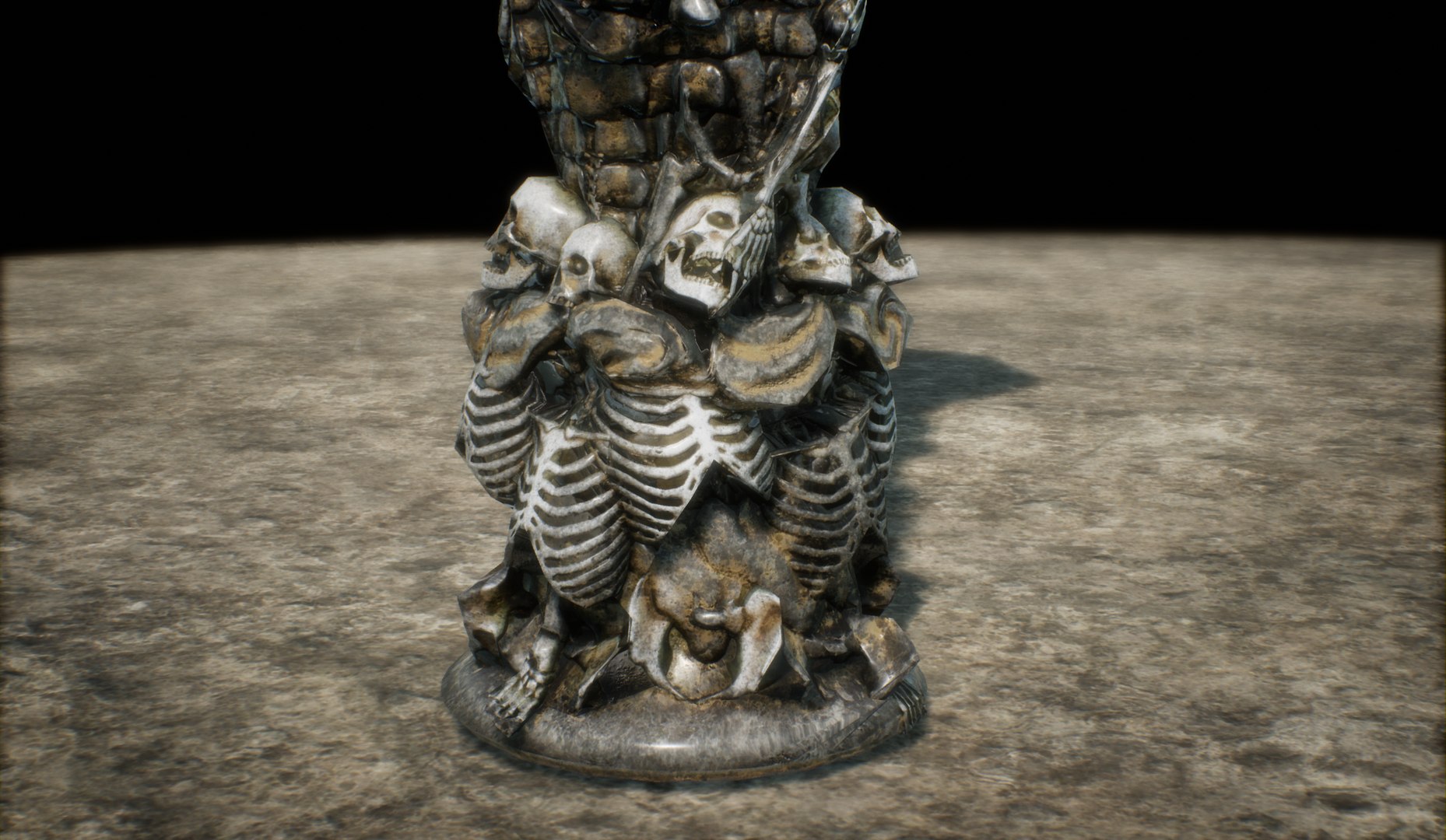 Column skeleton engines 3D | 1148323 | TurboSquid