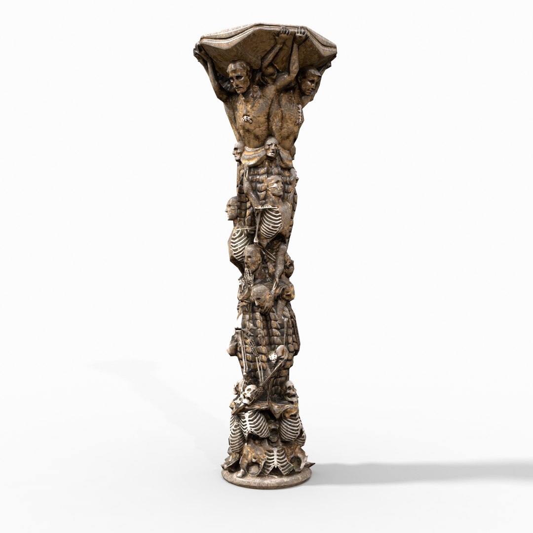 Column skeleton engines 3D | 1148323 | TurboSquid