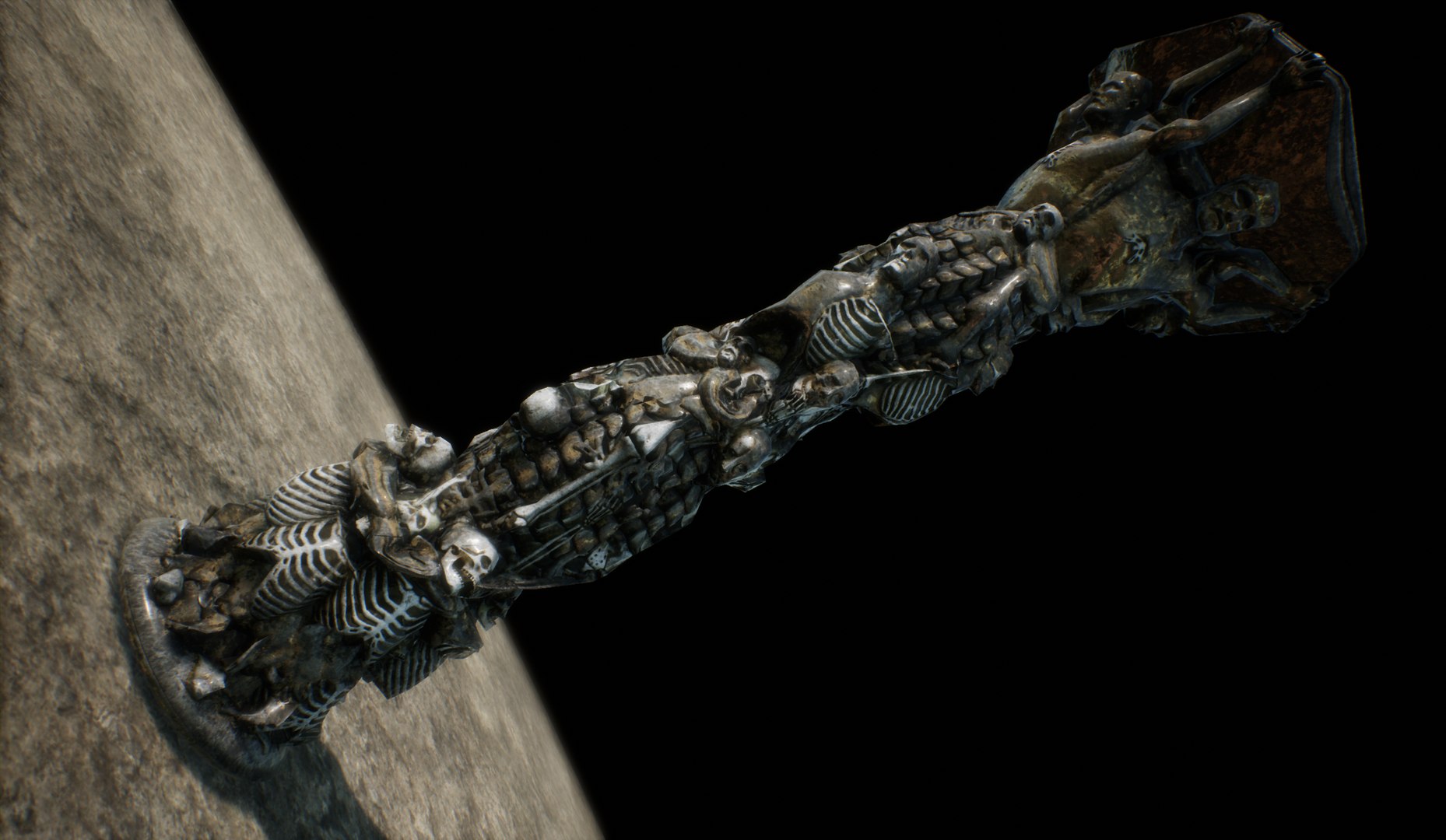 Column skeleton engines 3D | 1148323 | TurboSquid