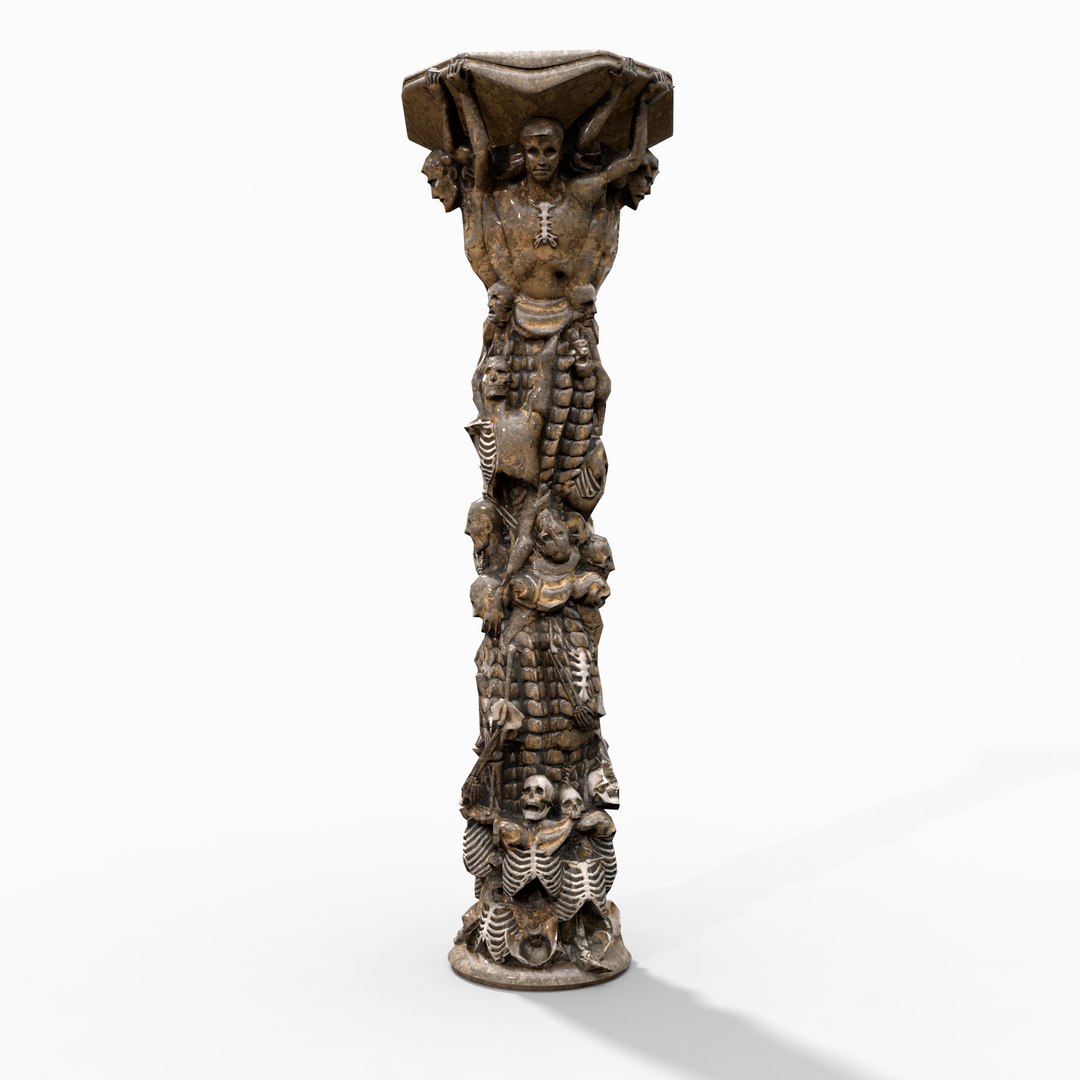 Column skeleton engines 3D | 1148323 | TurboSquid