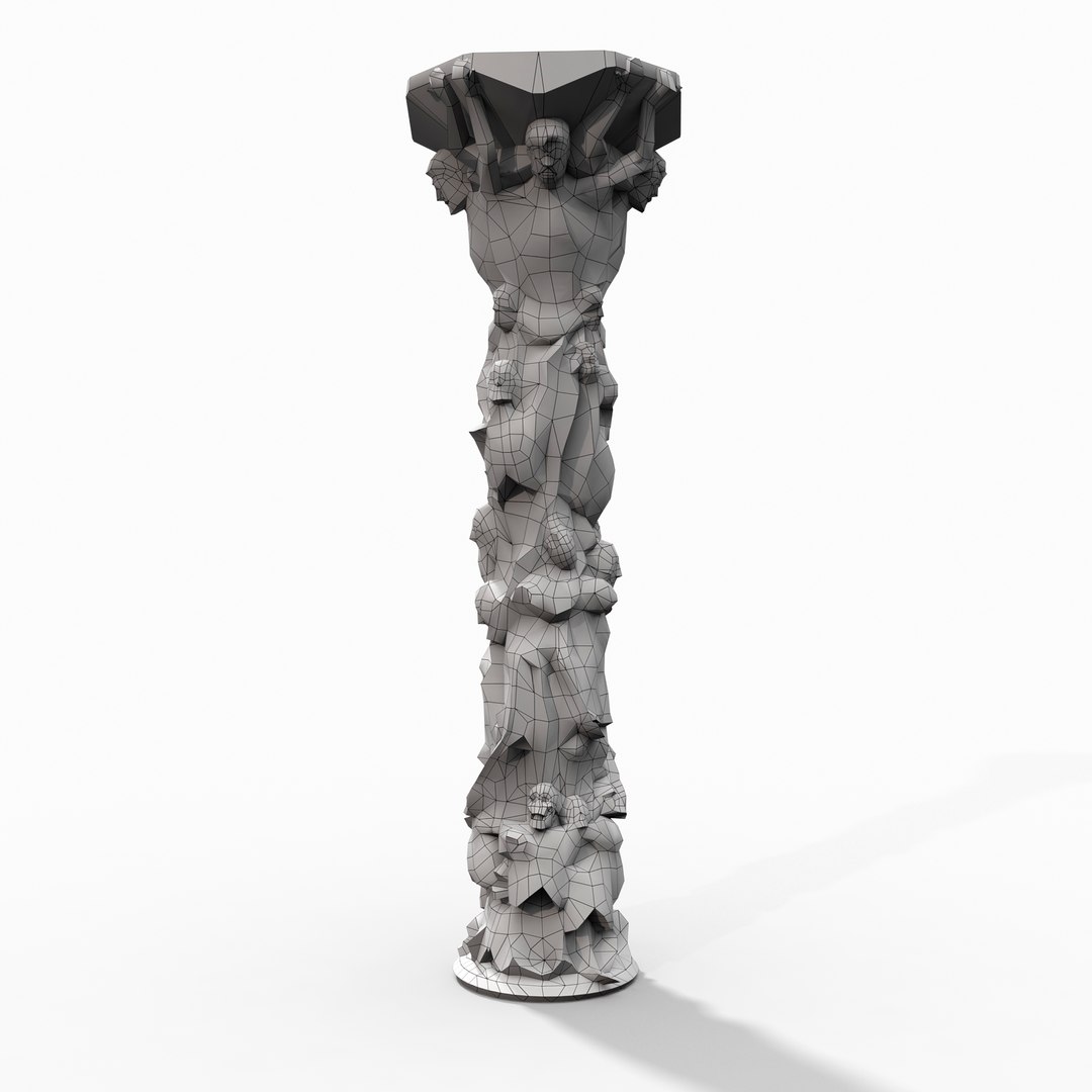 Column skeleton engines 3D | 1148323 | TurboSquid