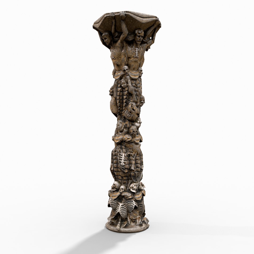 Column skeleton engines 3D | 1148323 | TurboSquid