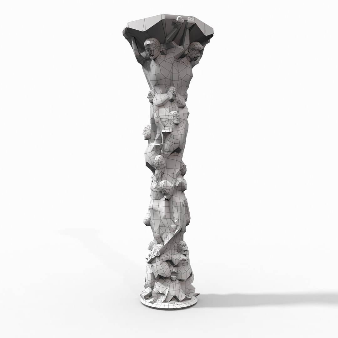 Column skeleton engines 3D | 1148323 | TurboSquid