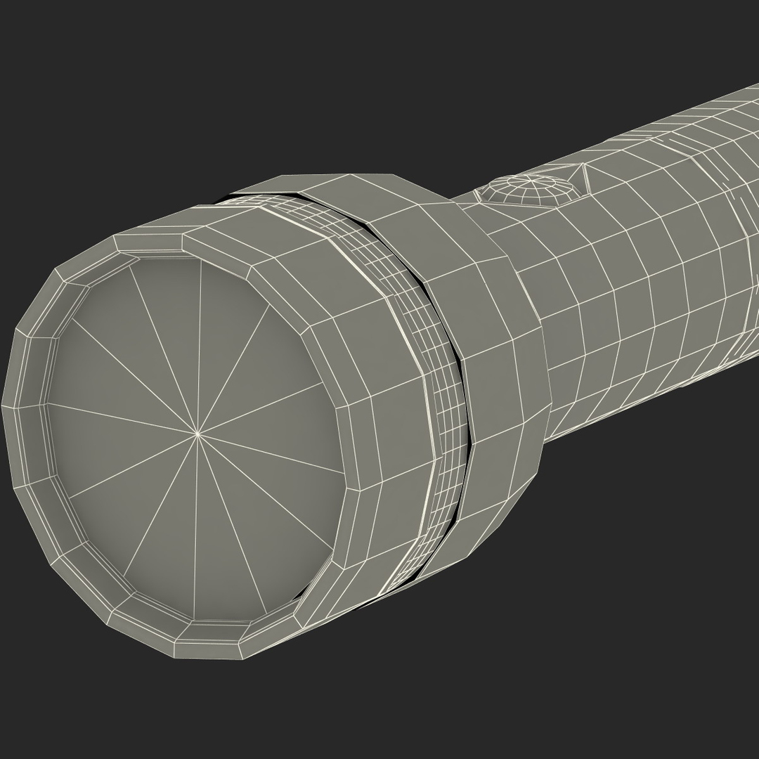 mag-lite flashlight 3d model
