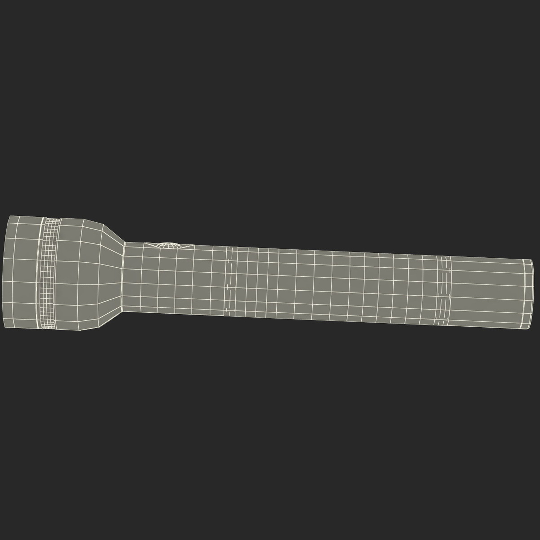 mag-lite flashlight 3d model