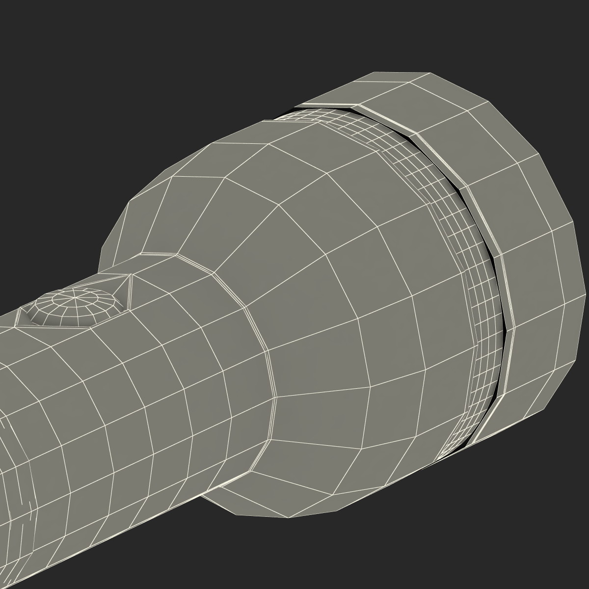 mag-lite flashlight 3d model