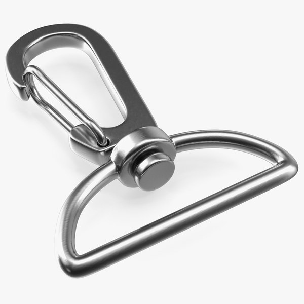 Metal Swivel Clasp Snap Hook Silver 3D - TurboSquid 1777331